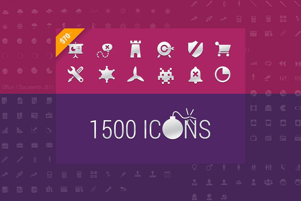 Get 1500 Icons & Make Your Designs Awesome! | Deeezy