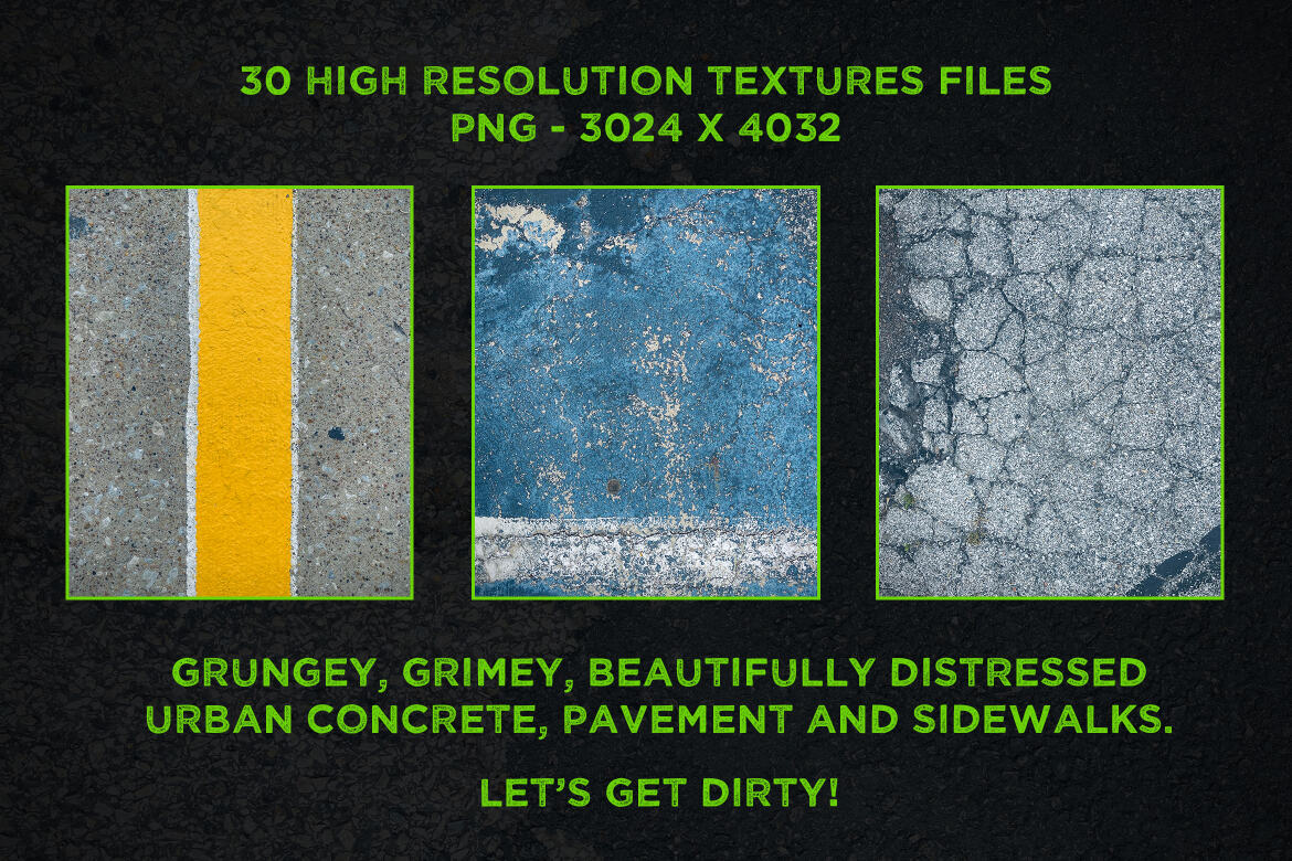 Distressed Concrete Textures Vol 1 | Deeezy