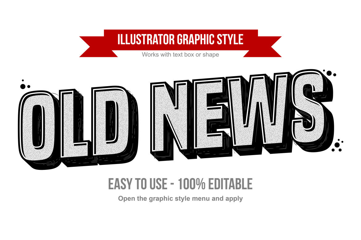 Bold 3D White Uppercase Text Effect | Deeezy