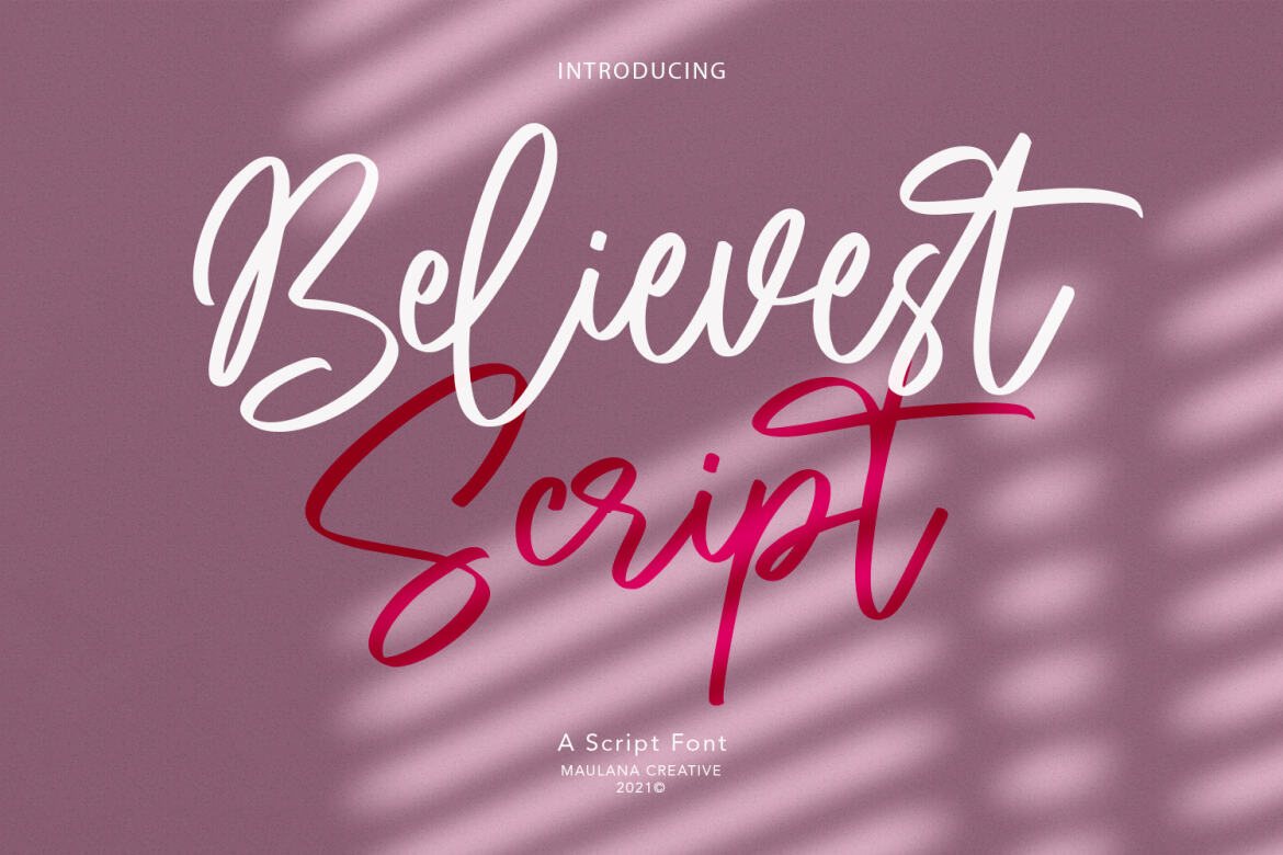Believest Script Font | Deeezy