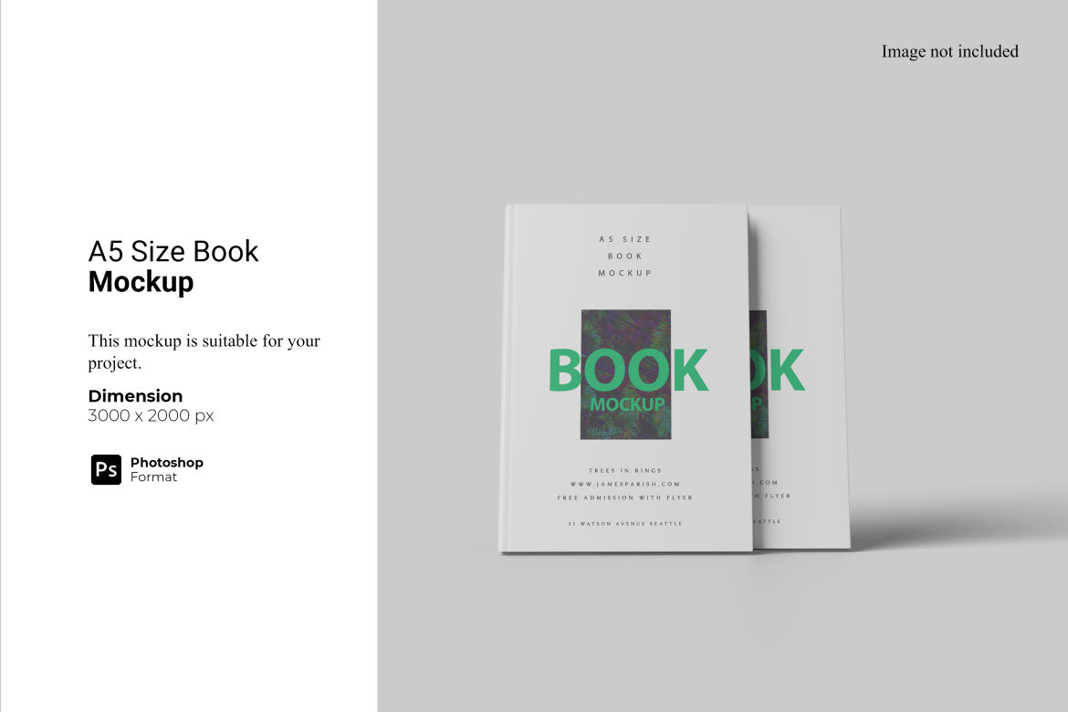 A5 Size Book - Free Mockup | Deeezy