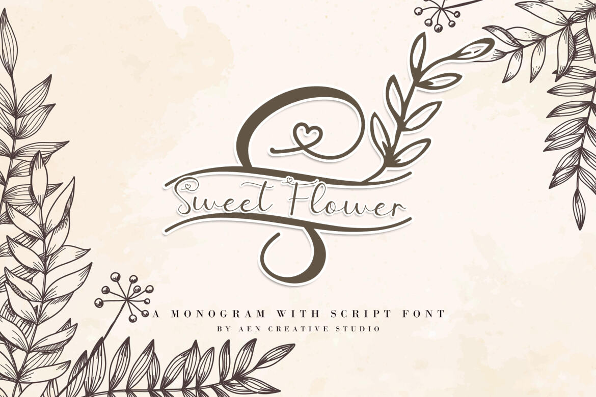 Sweet Flower Monogram | Deeezy