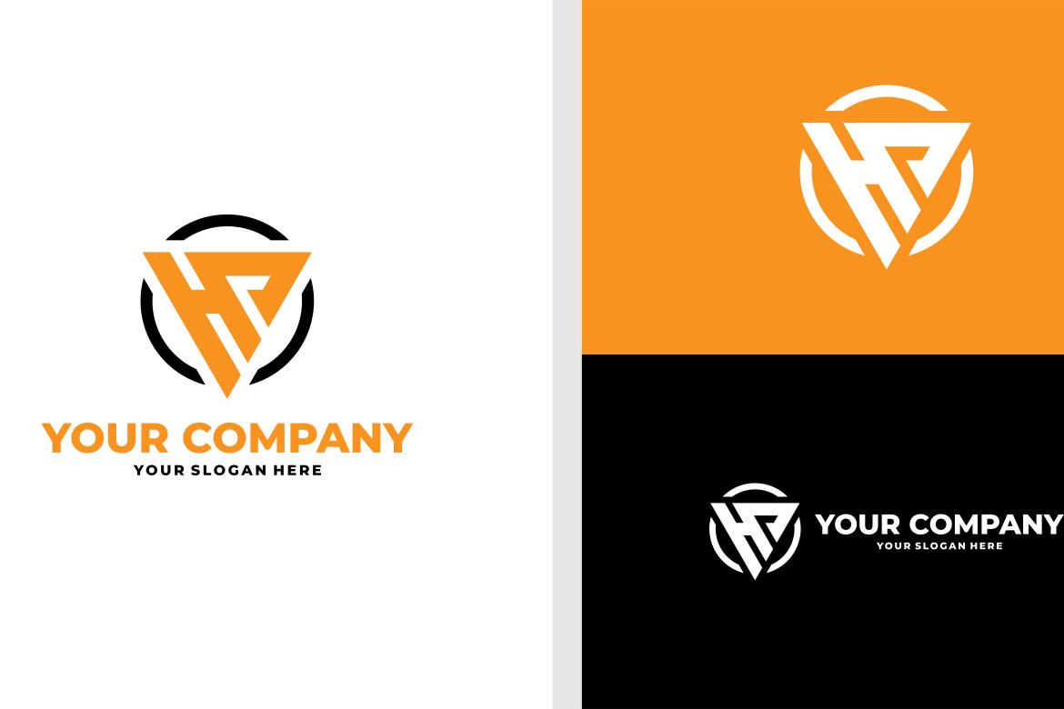 HP LOGO TRIANGLE MASCULINE EDITABLE | Deeezy