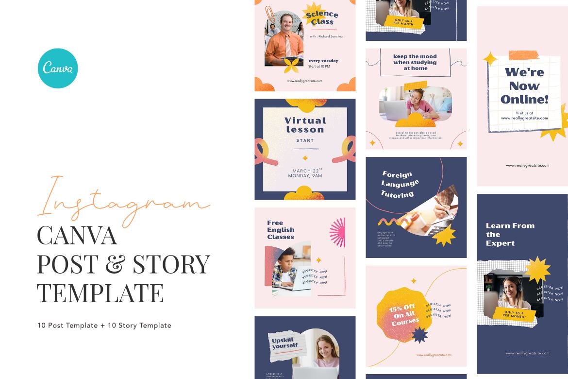 Online School Instagram Canva | Deeezy