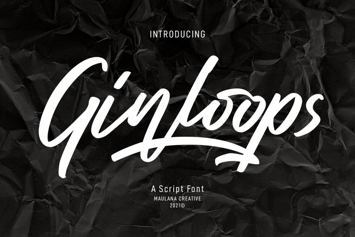 Ginloops Handwritten Script Font | Deeezy