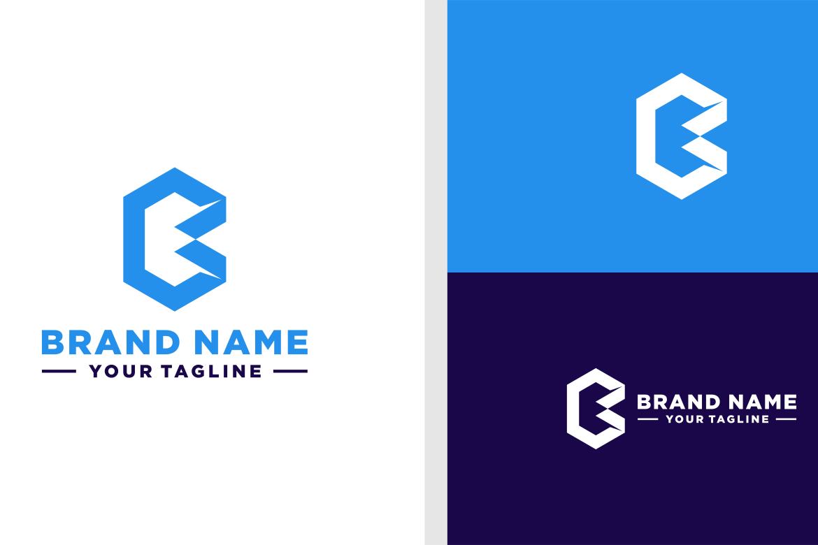 LETTER B LOGO TECHNOLOGY GEOMETRIC EDITABLE | Deeezy