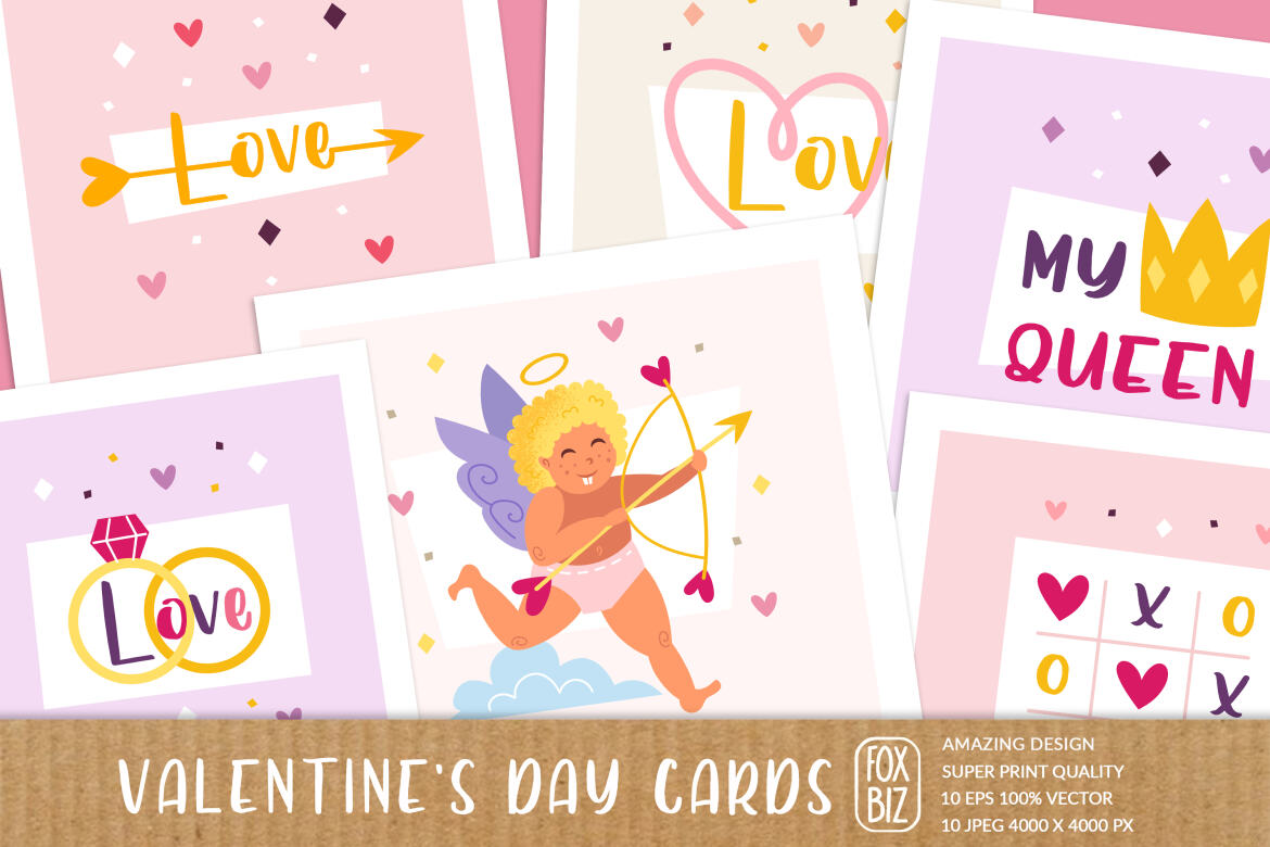 St Valentines Day digital greeting cards, invitations. | Deeezy