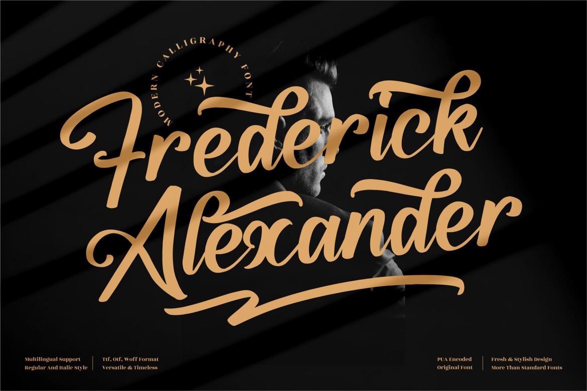 Frederick Alexander - Modern Calligraphy Font | Deeezy
