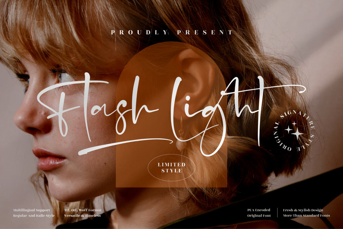 Flash Light - Stylish Signature Font | Deeezy