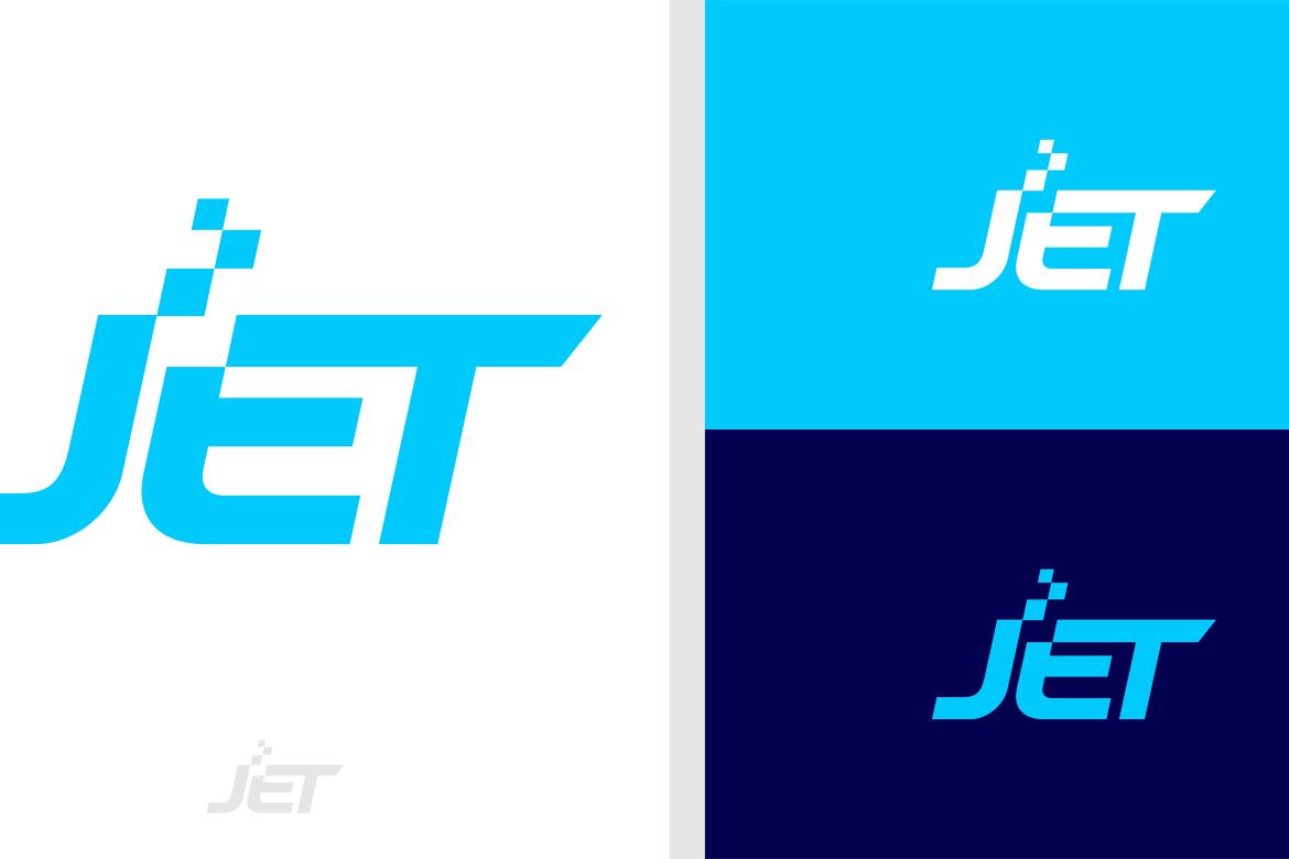 JET LOGO WORDMARK DIGITAL FAST SPEED EDITABLE | Deeezy
