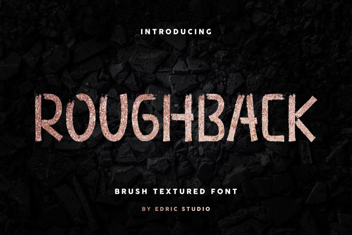 Roughback - FREE Rough Font | Deeezy