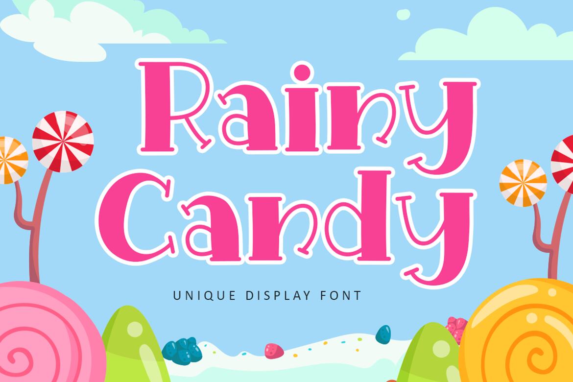 Rainy Candy - Christmas Font | Deeezy