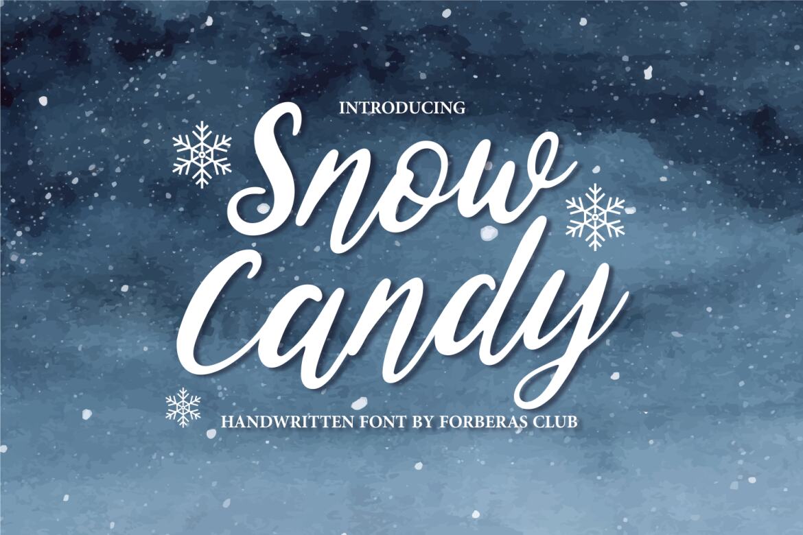 Snow Candy - FREE Font | Deeezy