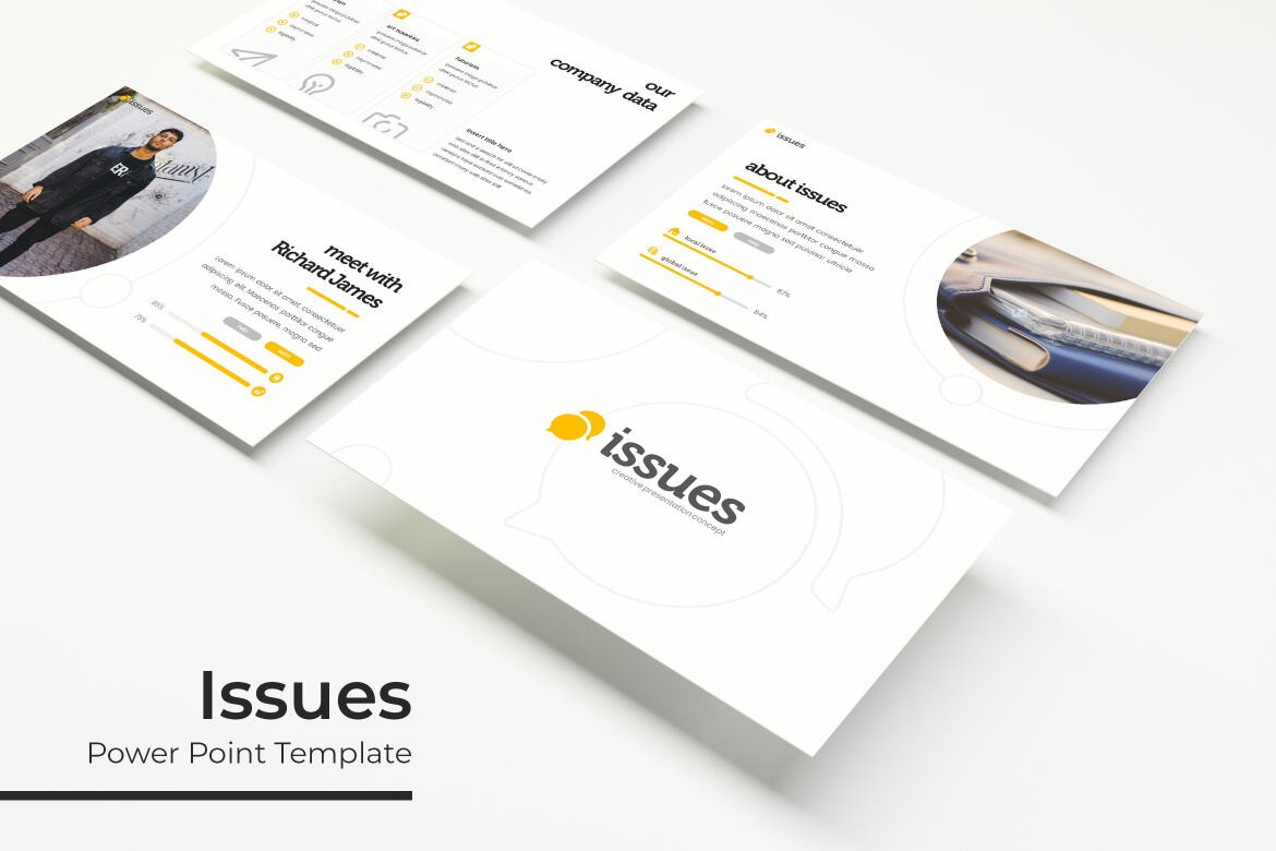 Issues Power Point Template | Deeezy