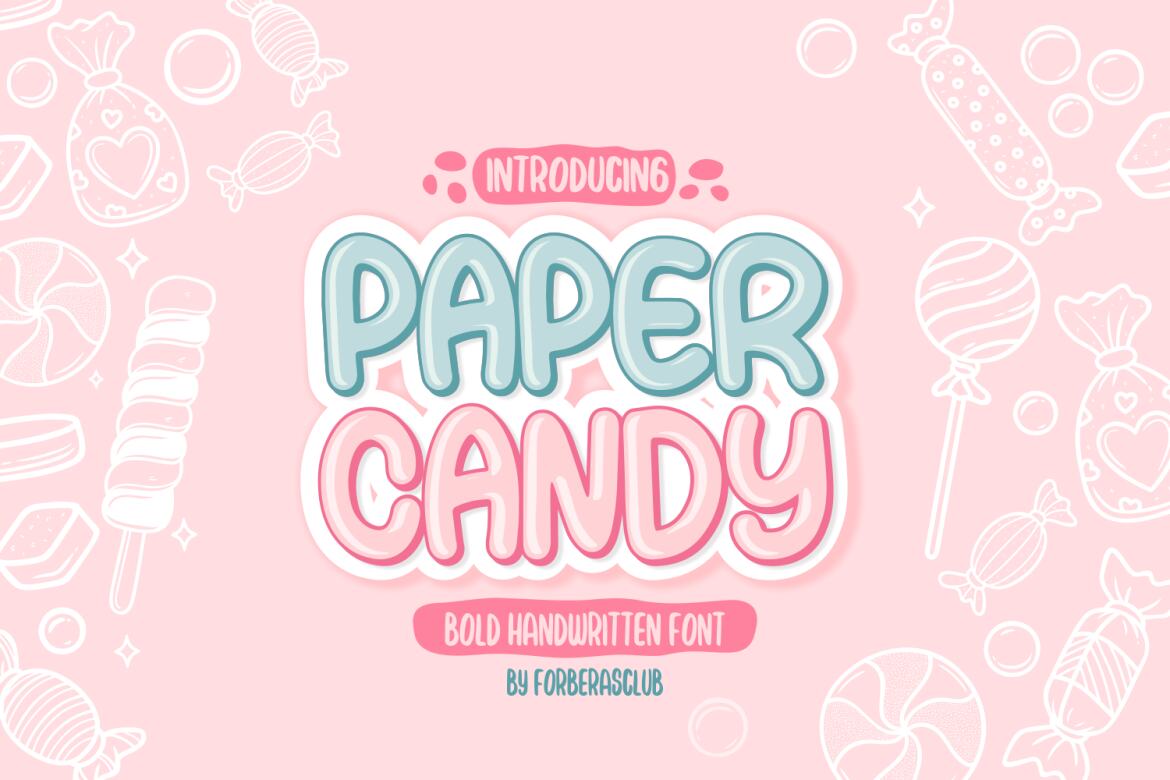 Paper Candy - Free Font | Deeezy