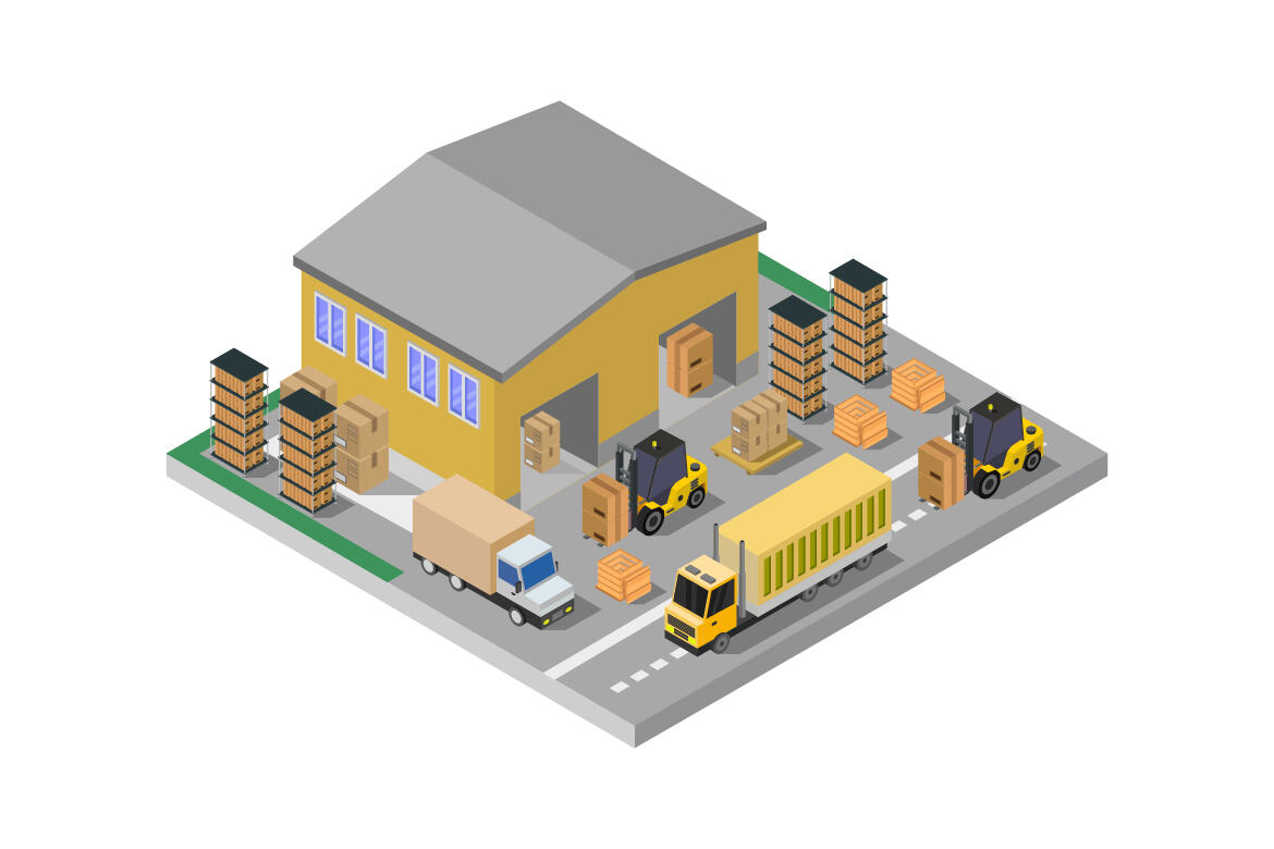 Isometric Warehouse | Deeezy