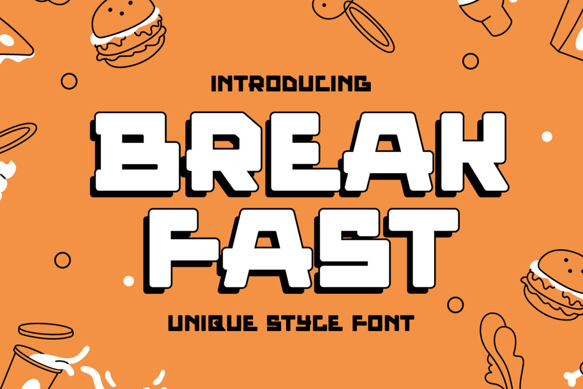 Break Fast - FREE Unique Style Font | Deeezy