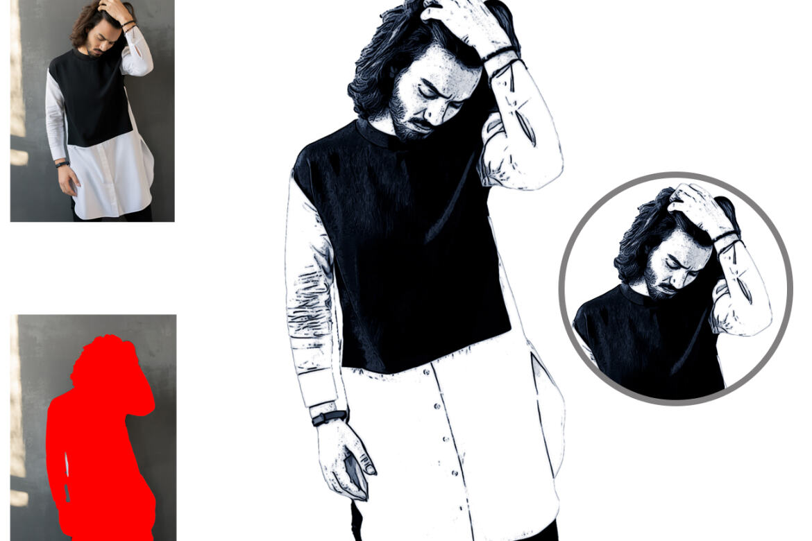 Clean Sketch Photoshop Action | Deeezy