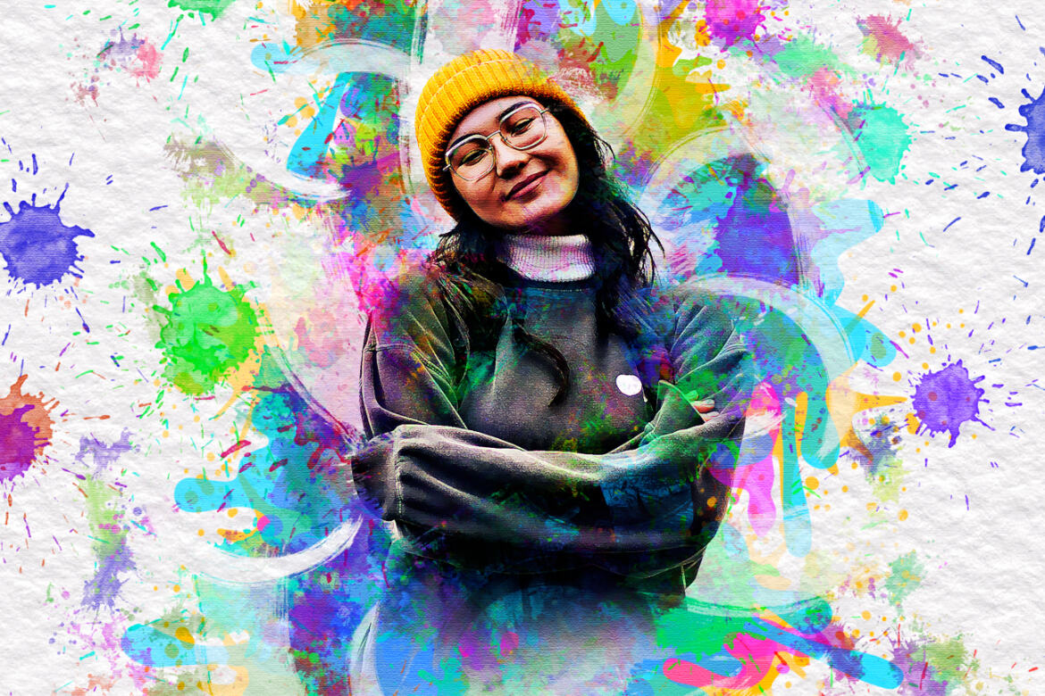 Watercolor Painting Photoshop Action | Deeezy