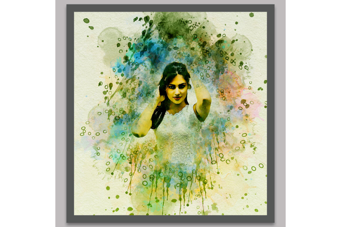 Modern Watercolor Photoshop Action | Deeezy