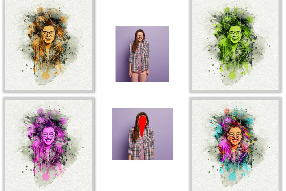 Watercolor Artistic Photoshop Action | Deeezy