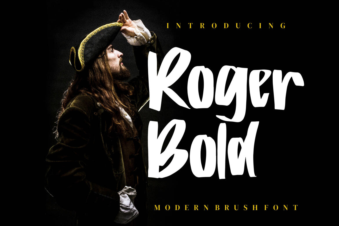 Roger Bold - FREE Brush Font | Deeezy