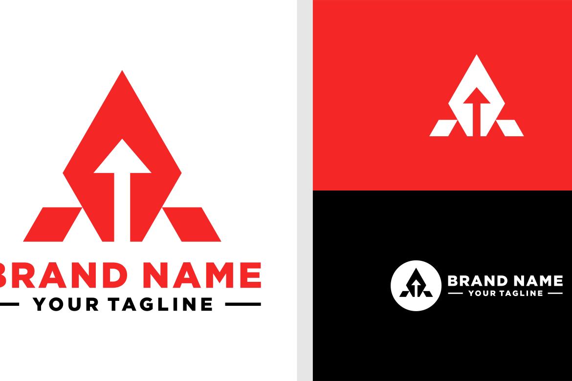 ROCKET LOGO UP GEOMETRIC SIMPLE EDITABLE | Deeezy