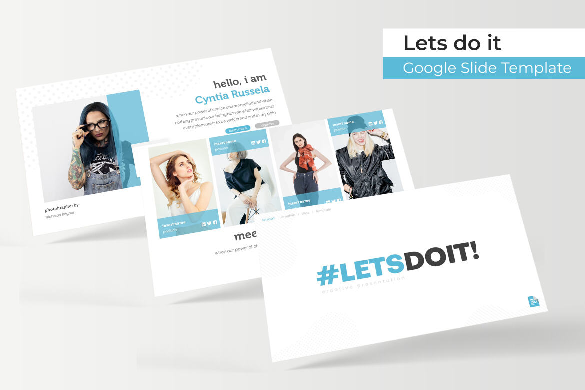 Lets do it FREE Google Slide Template | Deeezy