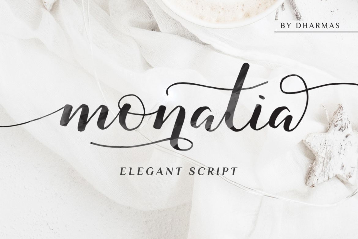 Monatia - Elegant Script | Deeezy