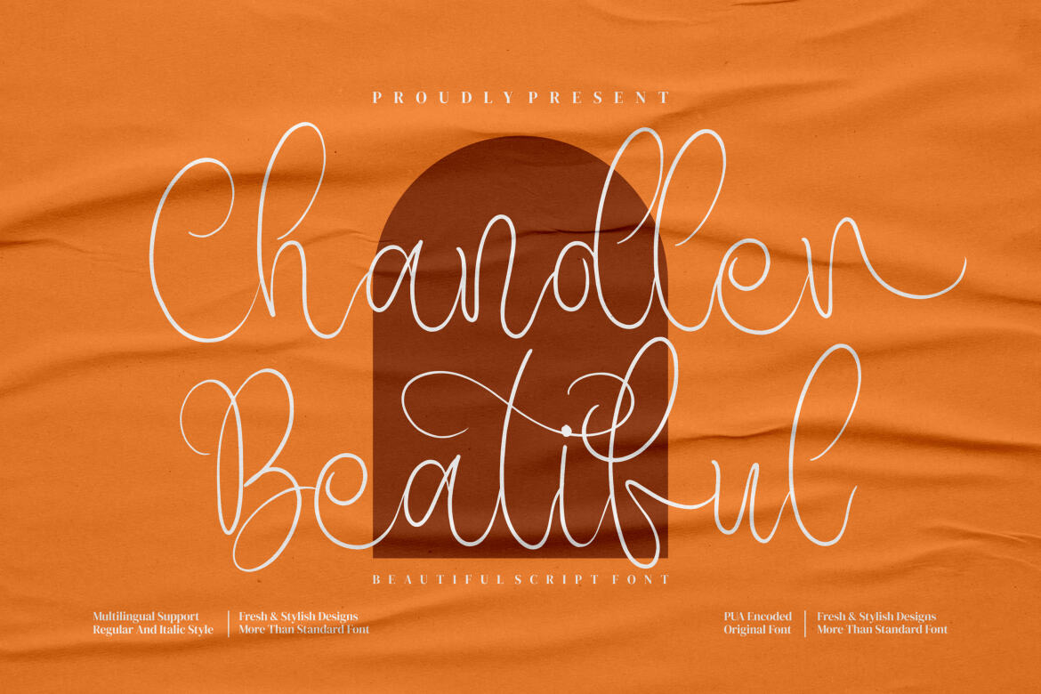 Chandler Beautiful - Beautiful Script Font | Deeezy