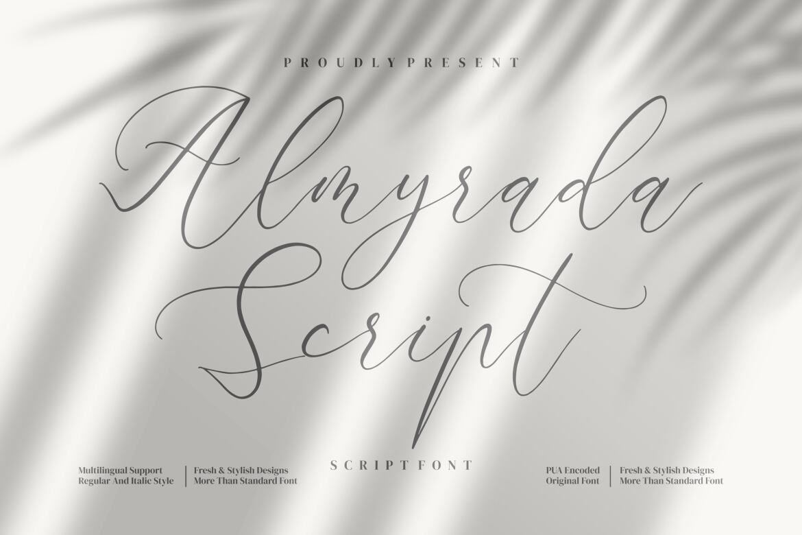 Almyrada Script – Modern script Font | Deeezy