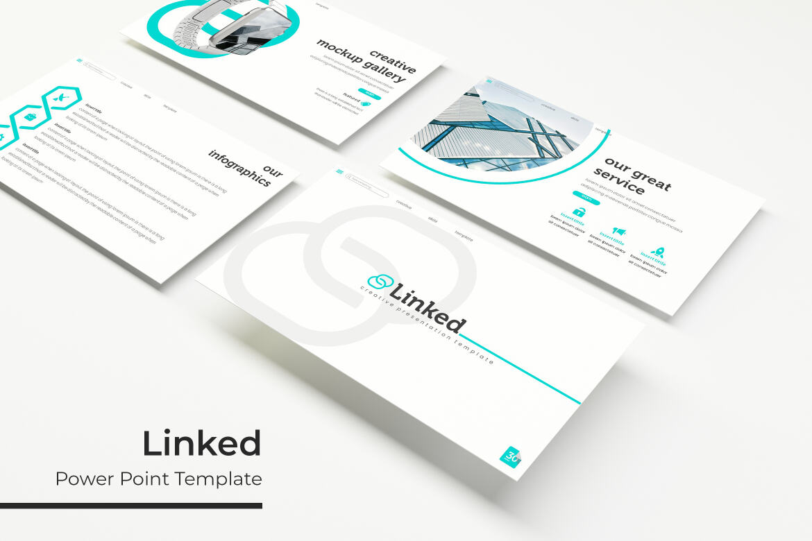 Linked FREE Power Point Template | Deeezy