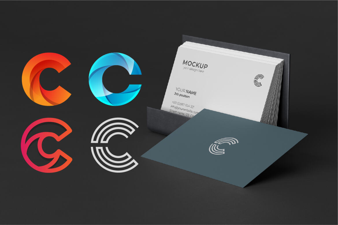 Letter Initial C icon design logo vector | Deeezy