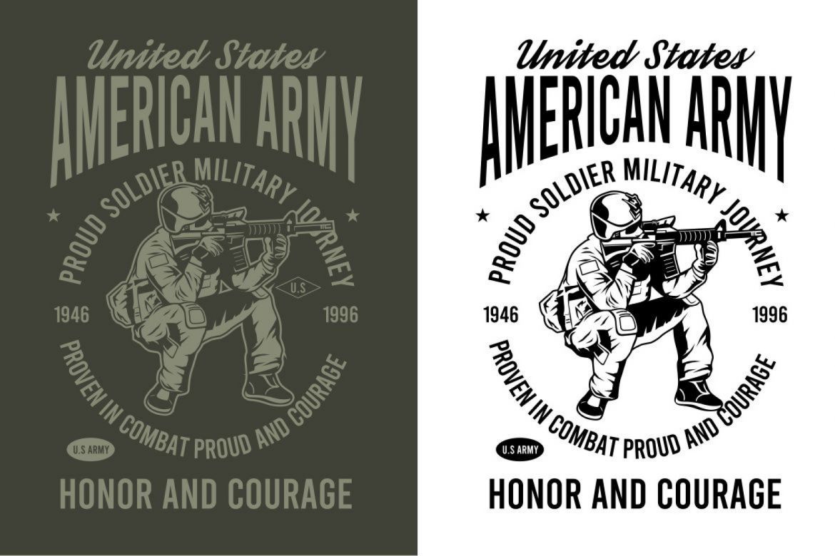 American Army Vector | Deeezy