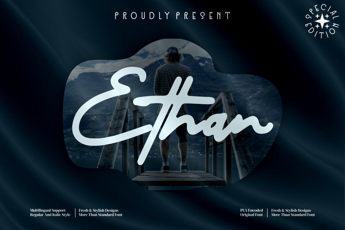 Ethan FREE Signature Font | Deeezy