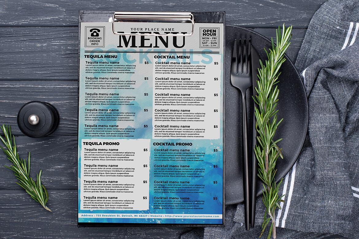 Cocktail Menu | Deeezy