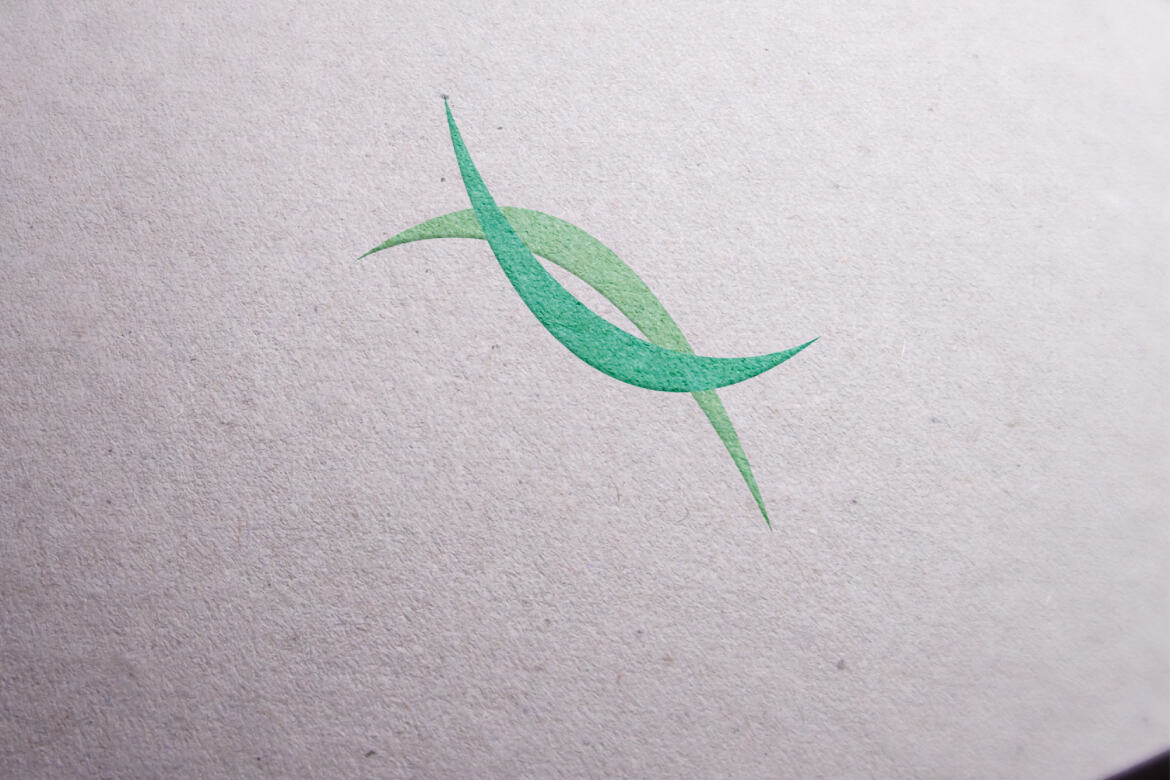 Green abstract icon logo design vector | Deeezy