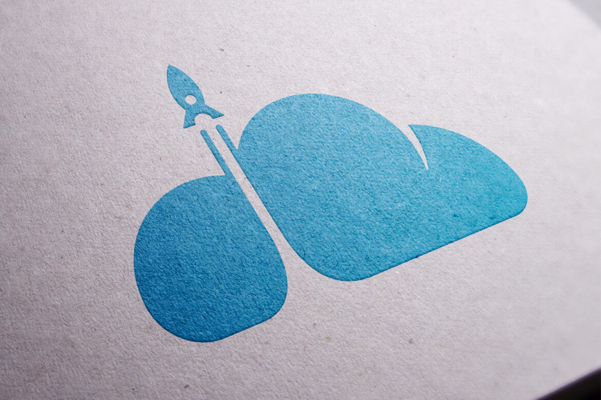 Cloud rocket logo design vector | Deeezy