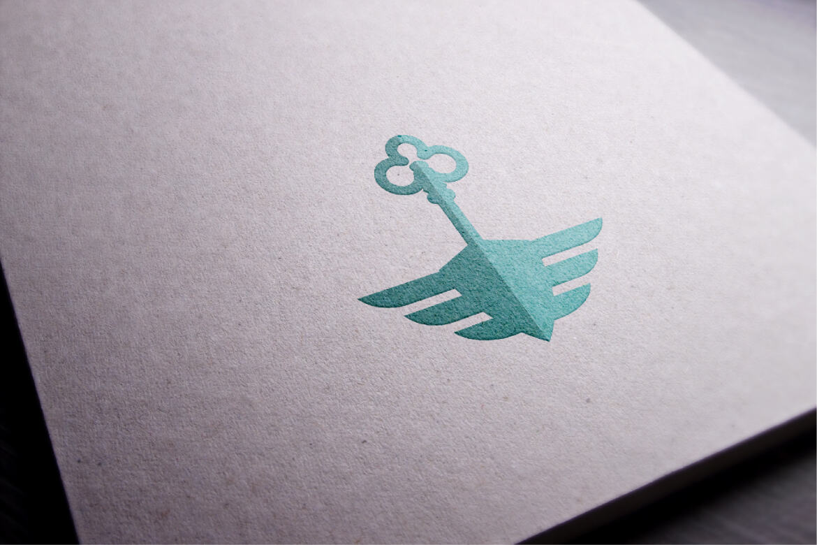 Key wing logo template vector design illustration | Deeezy