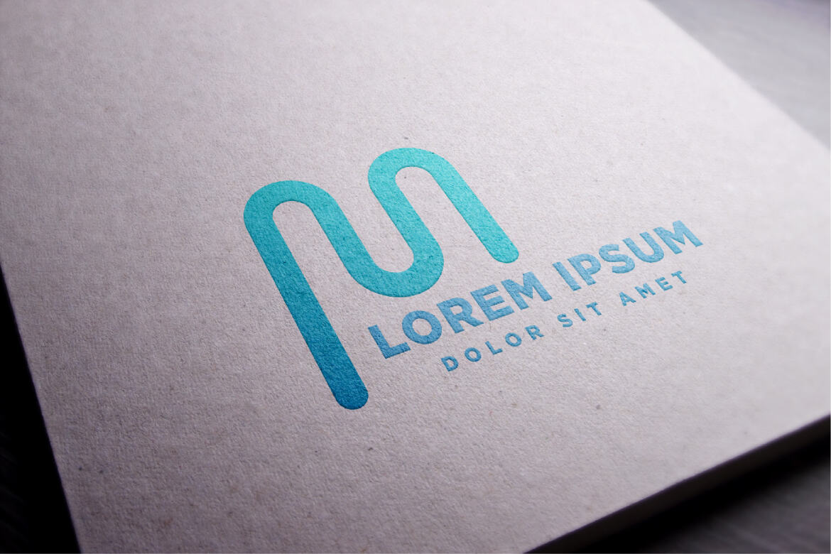 Initial M rounded icon template vector design illustration | Deeezy