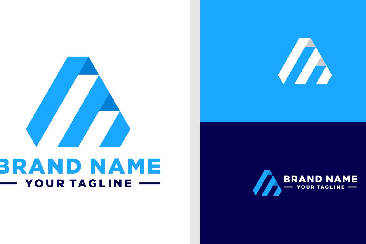 TRIANGLE LOGO GRAPHIC CHART NEGATIVE SPACE TECHNOLOGY EDITABLE | Deeezy