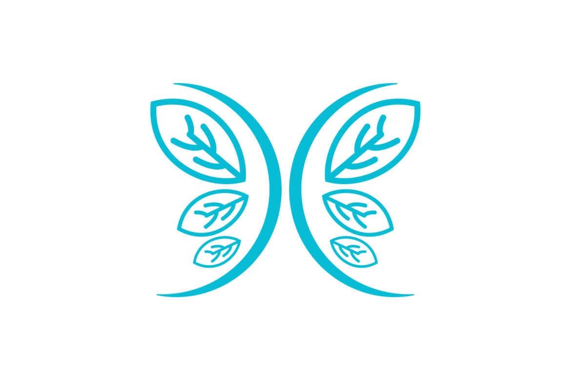 Butterfly nature monoline logo design vector | Deeezy