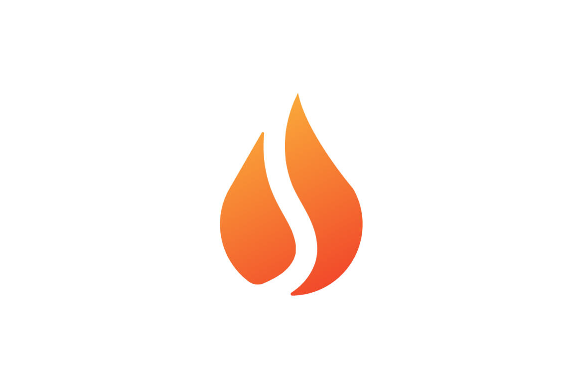 Fire flame logo creative design vector template | Deeezy