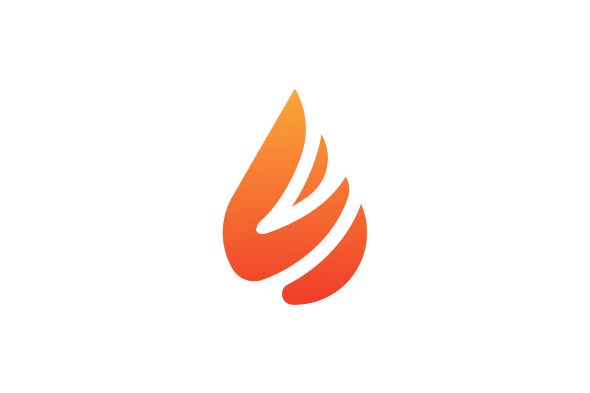 Fire flame logo creative design vector template | Deeezy