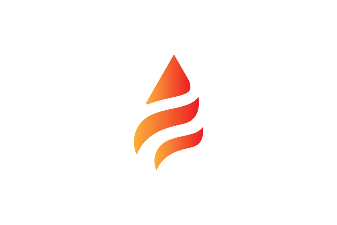 Fire flame logo creative design vector template | Deeezy