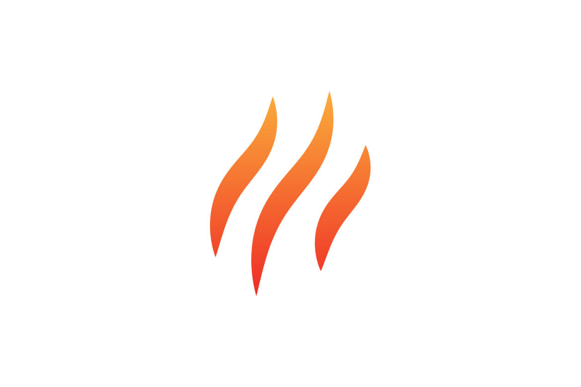Fire flame logo creative design vector template | Deeezy