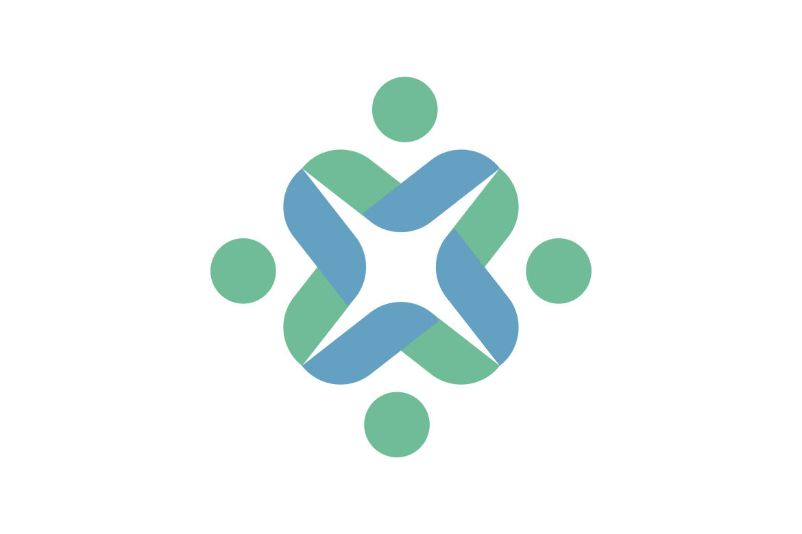 Human community logo template vector design | Deeezy