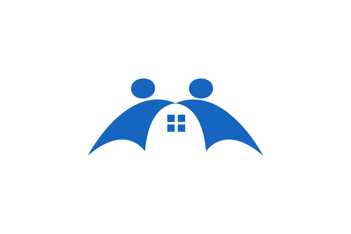 Human home logo design vector template illustration | Deeezy