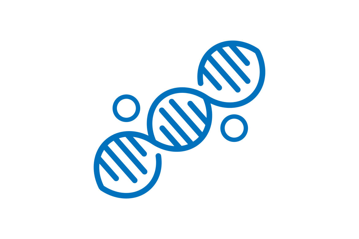 Molecular DNA icon logo template vector illustration | Deeezy