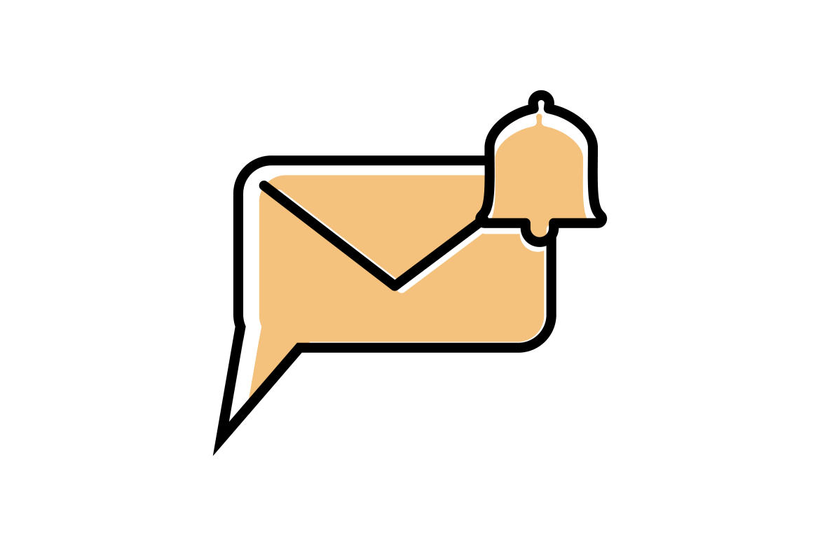 Message notification logo template design vector | Deeezy